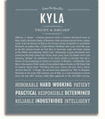 Kyla | Name Art Print – Name Stories