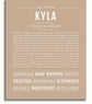 Kyla | Name Art Print – Name Stories
