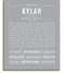 Kylah | Name Art Print – Name Stories