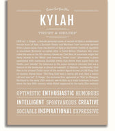 Kylah | Name Art Print – Name Stories