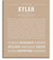 Kylah | Name Art Print – Name Stories