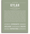 Kylah | Name Art Print – Name Stories