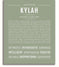 Kylah | Name Art Print – Name Stories