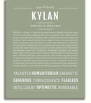 Kylan | Name Art Print – Name Stories