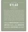 Kylar (male) | Name Art Print – Name Stories
