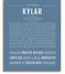 Kylar (male) | Name Art Print – Name Stories
