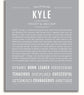 Kyle (male) | Name Art Print – Name Stories