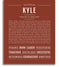 Kyle (male) | Name Art Print – Name Stories