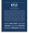 Kyle (male) | Name Art Print – Name Stories