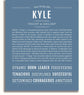 Kyle (male) | Name Art Print – Name Stories
