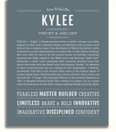 Kylee | Name Art Print – Name Stories