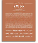 Kylee | Name Art Print – Name Stories