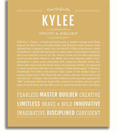 Kylee | Name Art Print – Name Stories