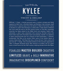 Kylee | Name Art Print – Name Stories