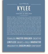 Kylee | Name Art Print – Name Stories