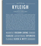Kyleigh | Name Art Print – Name Stories