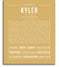 Kyler | Name Art Print – Name Stories