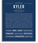Kyler | Name Art Print – Name Stories