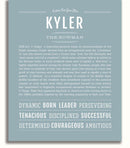 Kyler | Name Art Print – Name Stories