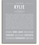 Kylie | Name Art Print – Name Stories