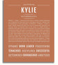 Kylie | Name Art Print – Name Stories