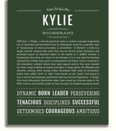 Kylie | Name Art Print – Name Stories