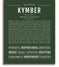 Kymber | Name Art Print – Name Stories