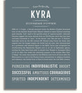 Kyra | Name Art Print – Name Stories