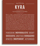 Kyra | Name Art Print – Name Stories