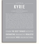 Kyrie (male) | Name Art Print – Name Stories