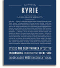 Kyrie (male) | Name Art Print – Name Stories