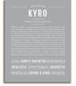 Kyro | Name Art Print – Name Stories