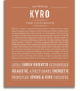 Kyro | Name Art Print – Name Stories