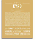 Kyro | Name Art Print – Name Stories