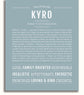 Kyro | Name Art Print – Name Stories