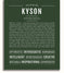 Kyson | Name Art Print – Name Stories