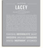 Lacey | Name Art Print – Name Stories