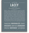 Lacey | Name Art Print – Name Stories