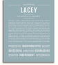 Lacey | Name Art Print – Name Stories