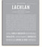 Lachlan | Name Art Print – Name Stories