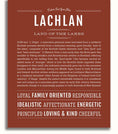 Lachlan | Name Art Print – Name Stories