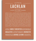 Lachlan | Name Art Print – Name Stories