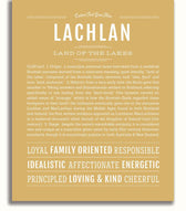 Lachlan | Name Art Print – Name Stories
