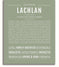 Lachlan | Name Art Print – Name Stories