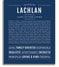 Lachlan | Name Art Print – Name Stories