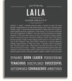 Laila | Name Art Print – Name Stories