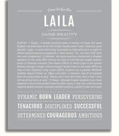 Laila | Name Art Print – Name Stories