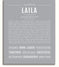 Laila | Name Art Print – Name Stories