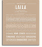 Laila | Name Art Print – Name Stories