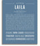 Laila | Name Art Print – Name Stories
